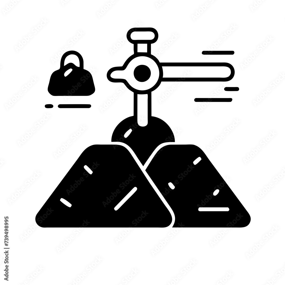 Mining Industry Icon: Representing the Vitality of the Mining Sector ...