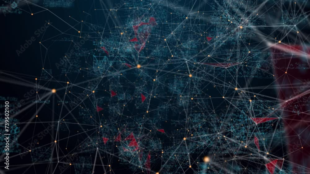 camera movement in digital space with animation of algebraic, physical ...