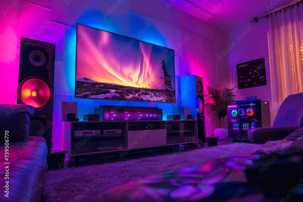 Dynamic Living Room Gaming Setup - An immersive gaming experience ...