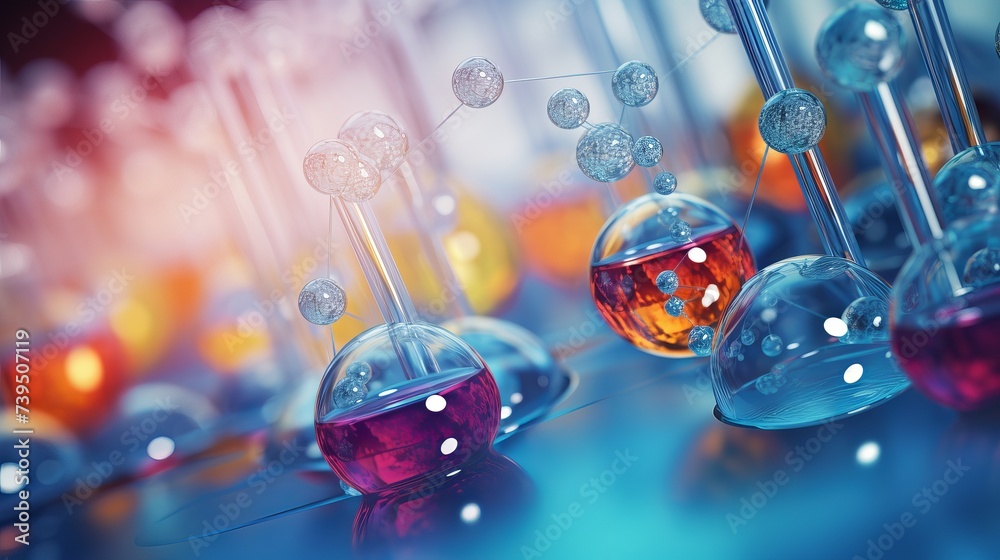 Science background chemistry themed abstract macro Stock Illustration ...