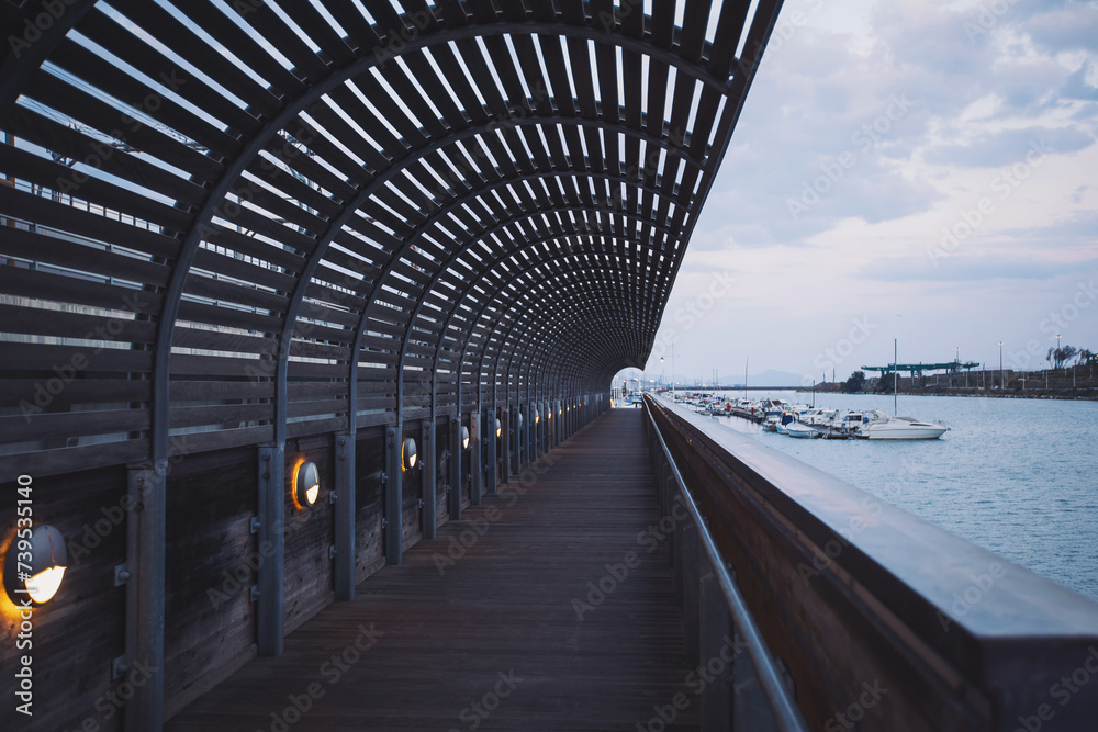 calm Pra canal - Voltri Genoa buffer zone. the marine and port ...