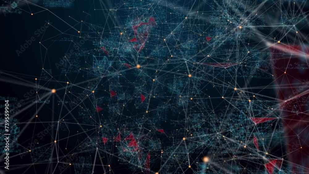 camera movement in digital space with animation of algebraic, physical ...