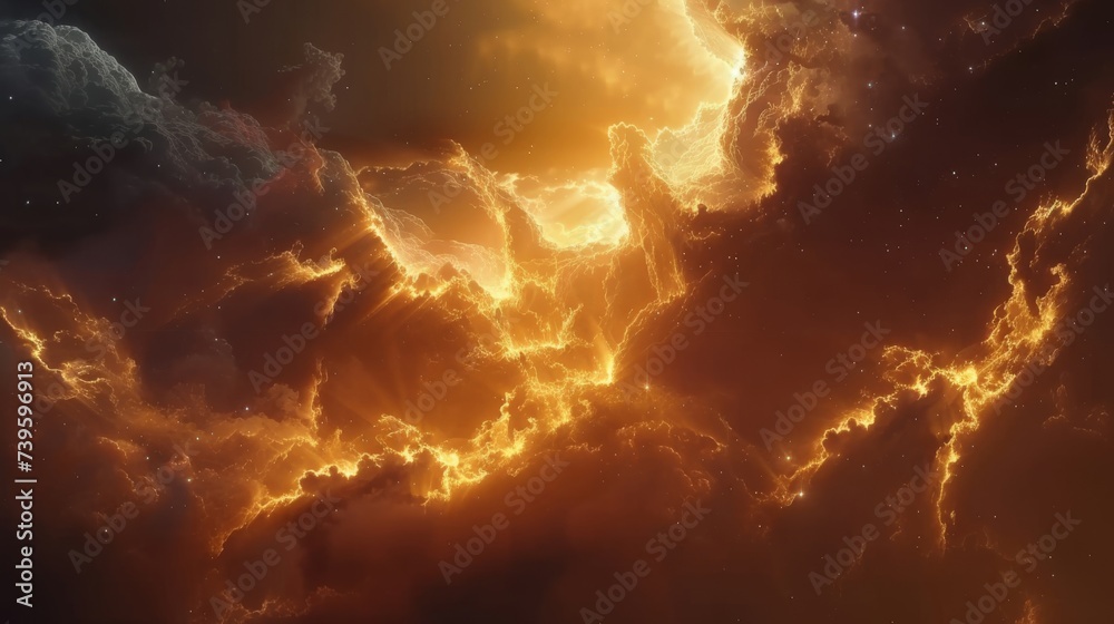 Witness a Stellar Spectacle: Behold Interstellar Clouds and Cosmic ...