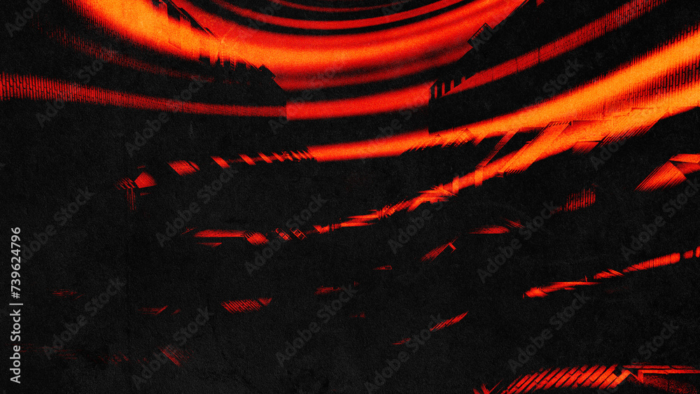 Dramatic abstract background in ominous red, orange and black color ...