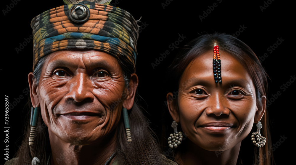 The portraits of indigenous tribes in the Amazon rainforest capture ...