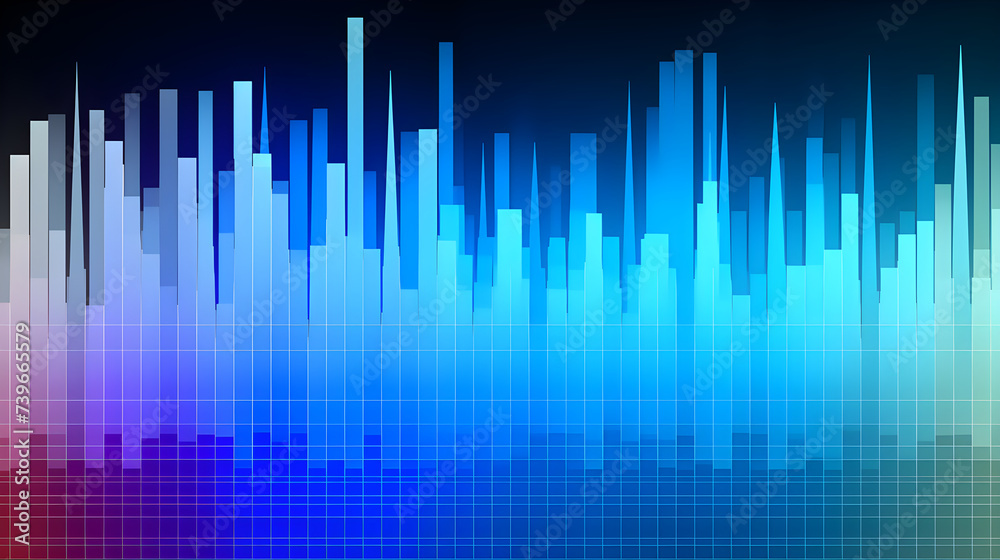 Visualization of the 600 Range of the FM Radio Frequency Spectrum Stock ...