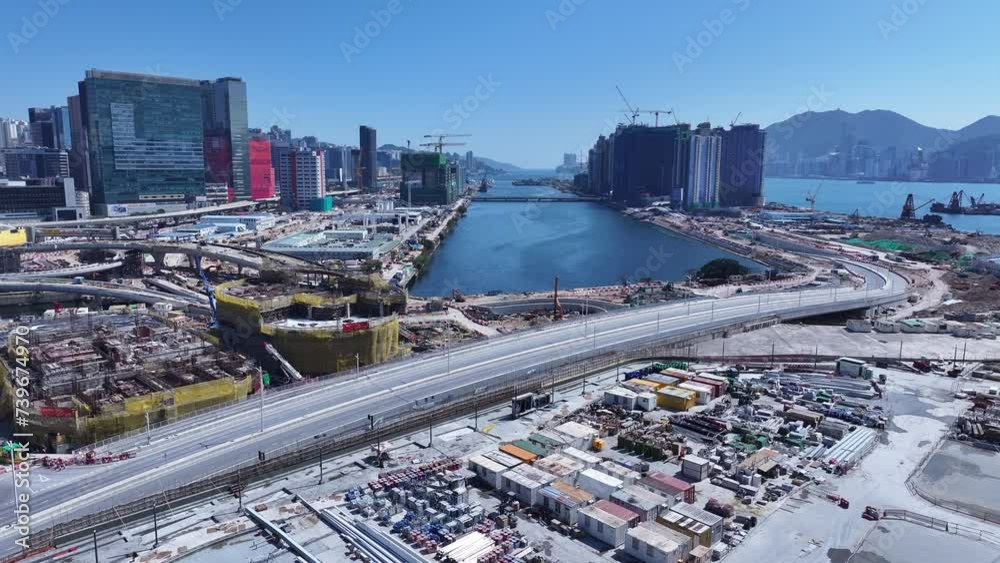 Central Kowloon Route in constructing flyovers and underground ...
