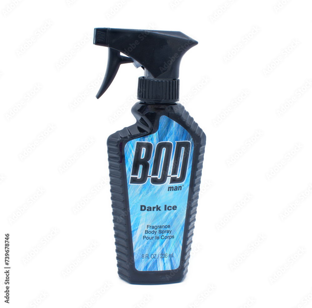 Ocala, Florida 2-18-2024 BOD man Dark Ice body spray fragrance in black ...