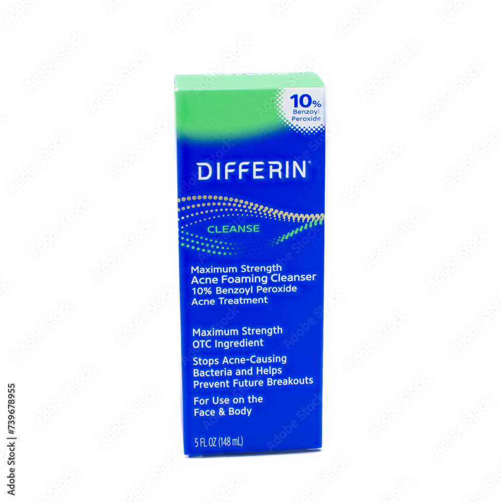 Ocala, Florida 2-18-2024 Differin cleanse Maximum Strength Acne Foaming ...