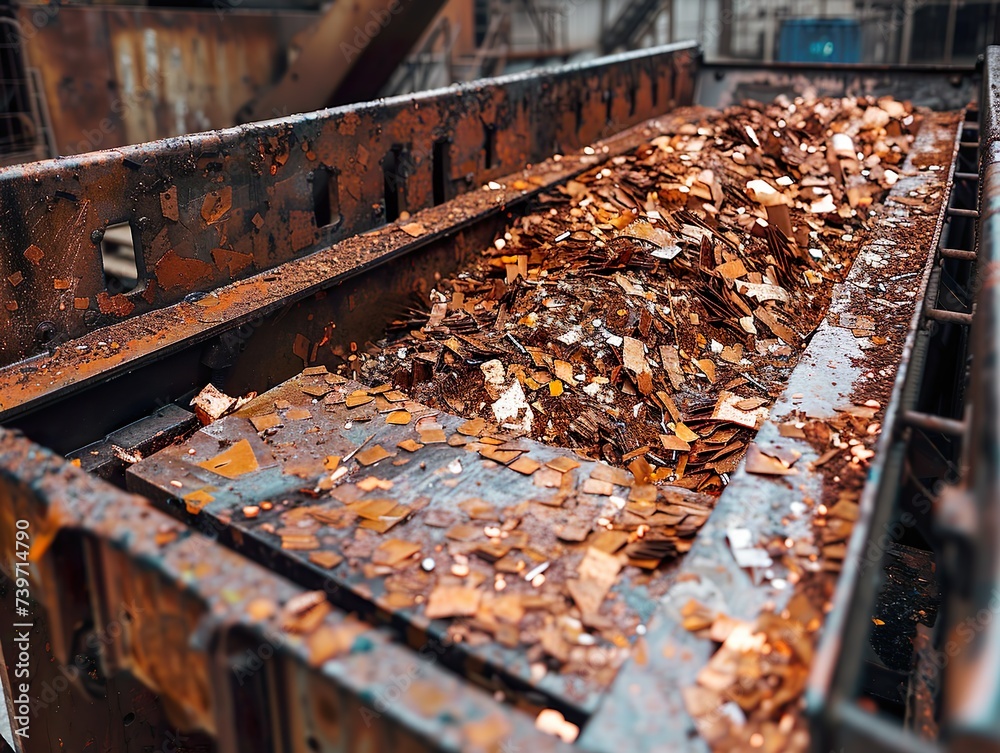 A bale of recycled copper is made up of compressed and bundled scrap ...