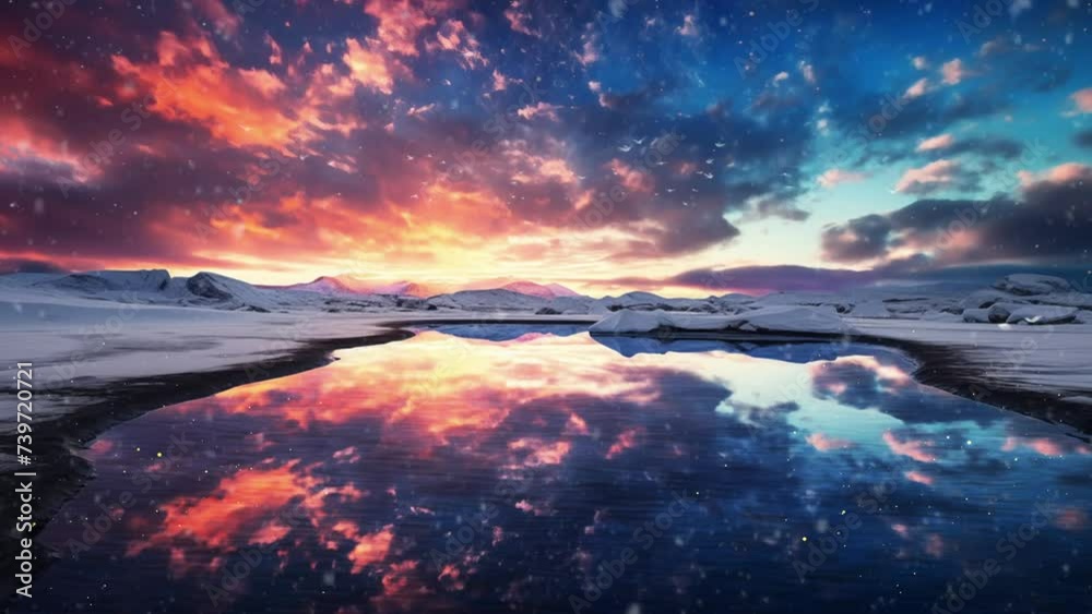 beautiful dramatic sky. an awe-inspiring astrophotography image of ...