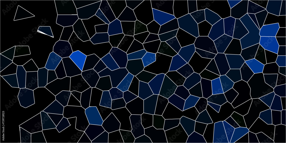 Abstract light Blue background with triangles. Blue layout with white ...