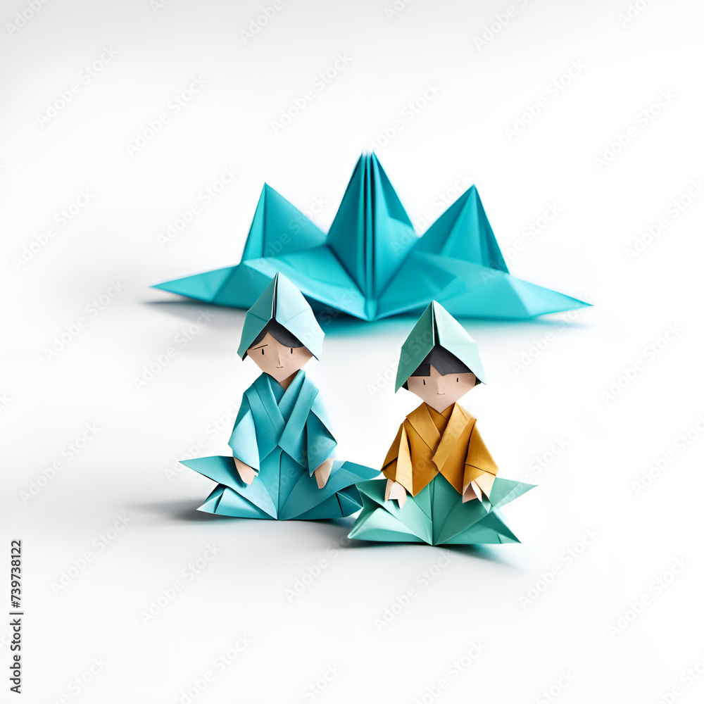 Sternzeichen Zwillinge Gemini sitzend in geometrischen Formen, wie 3D ...