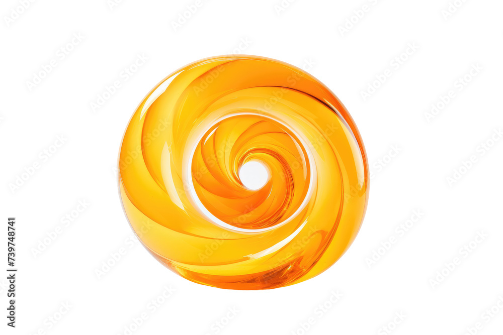 Yellow Object. A photograph featuring a yellow object placed on a clean ...