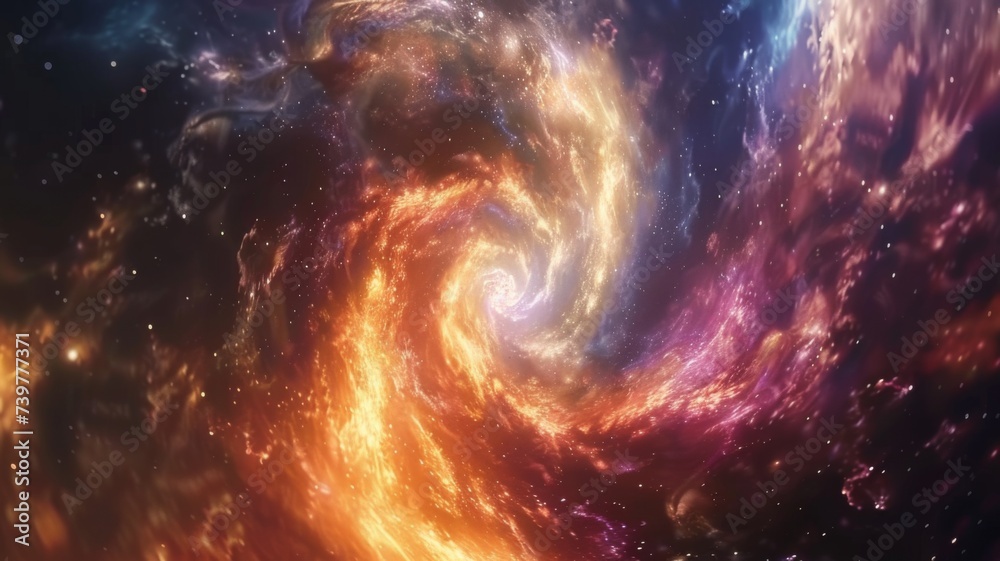 Cosmic Dance of Nebulous Forms - A stunning portrayal of cosmic ...