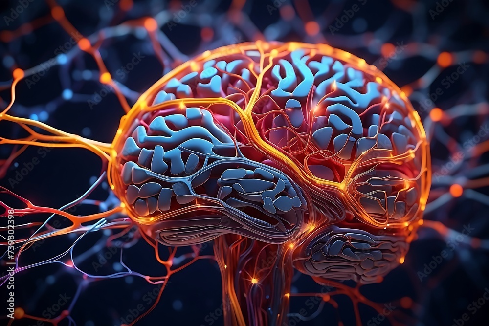 spread of digital brain connections. Artificial intelligence and the ...