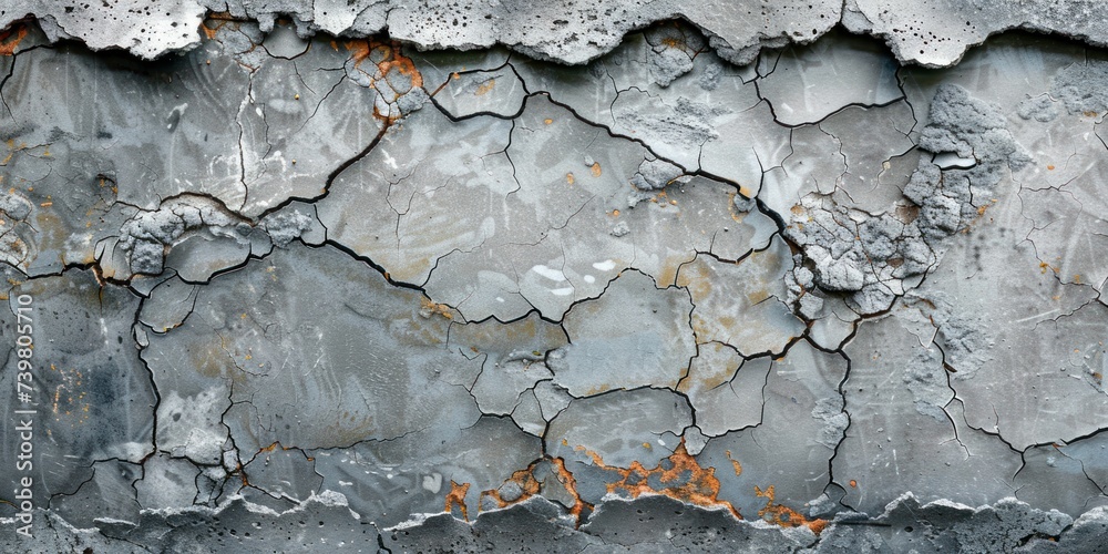 Peeling and cracked, the concrete border adds a raw, urban grunge to ...