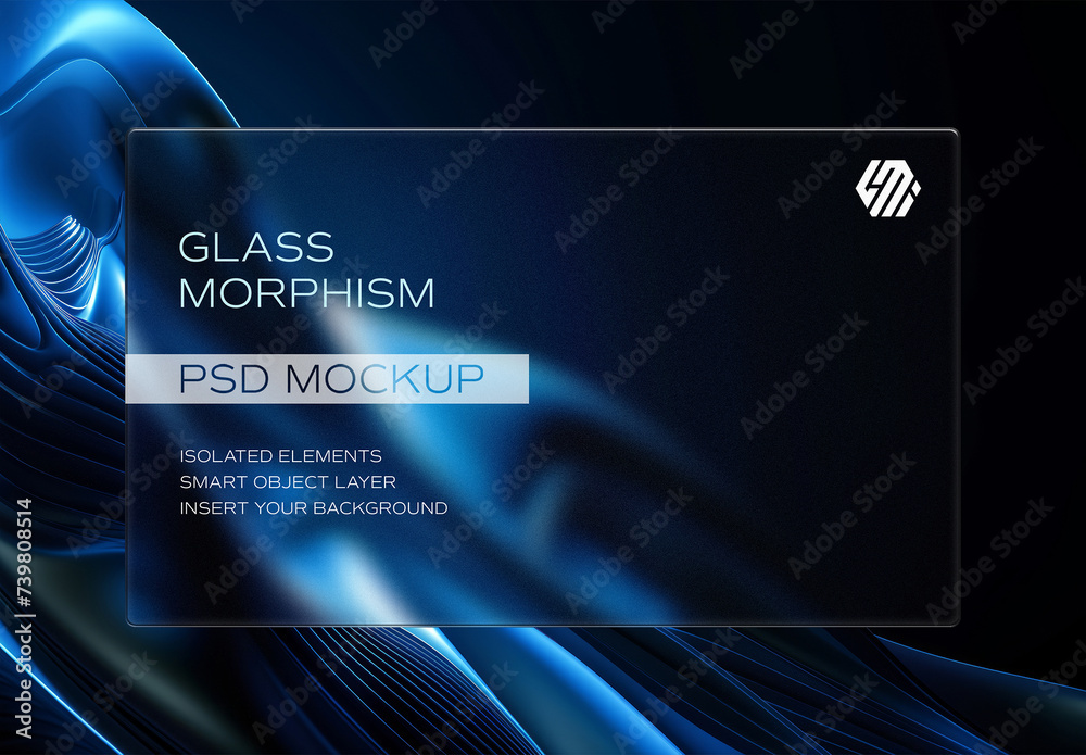 Transparent Frosted Glass Mockup. Generative Ai Background Stock ...
