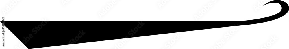 Calligraphy element. Vintage ornate ornament. Decorative divider and ...