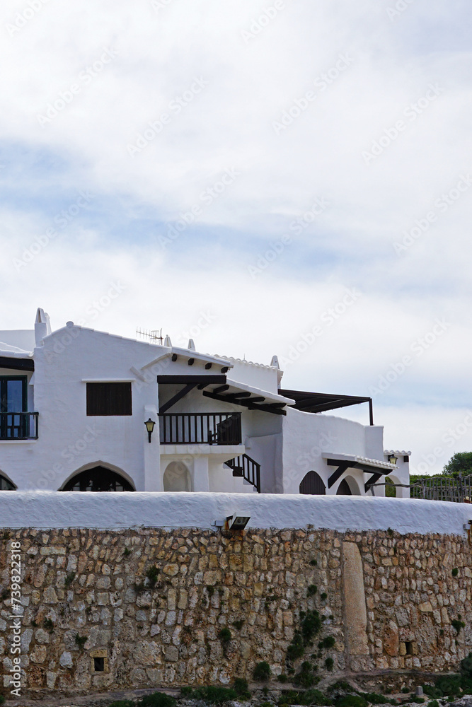 Exterior Spanish architecture and building design of The quaint old ...