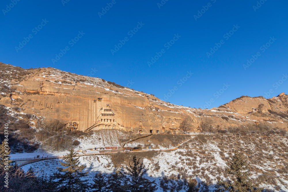Mati Temple (or Matisi Temple). Thirty three Heaven grottoes (North ...