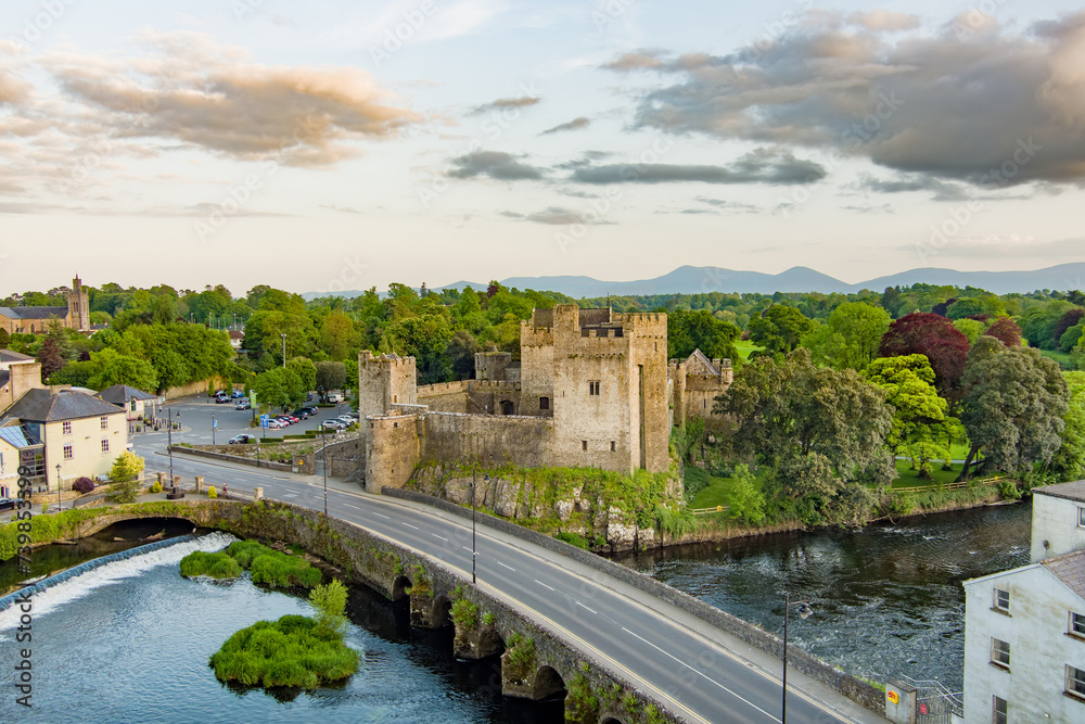 Cahir castle, one of Ireland's most prominent and best-preserved ...