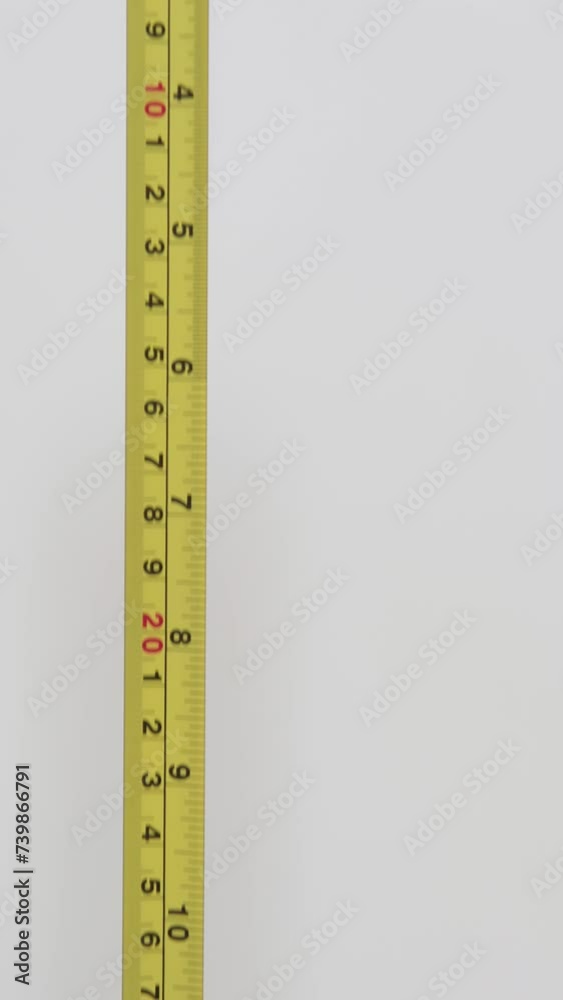 Use a tape measure to check the dimensions of the furniture. Details of ...