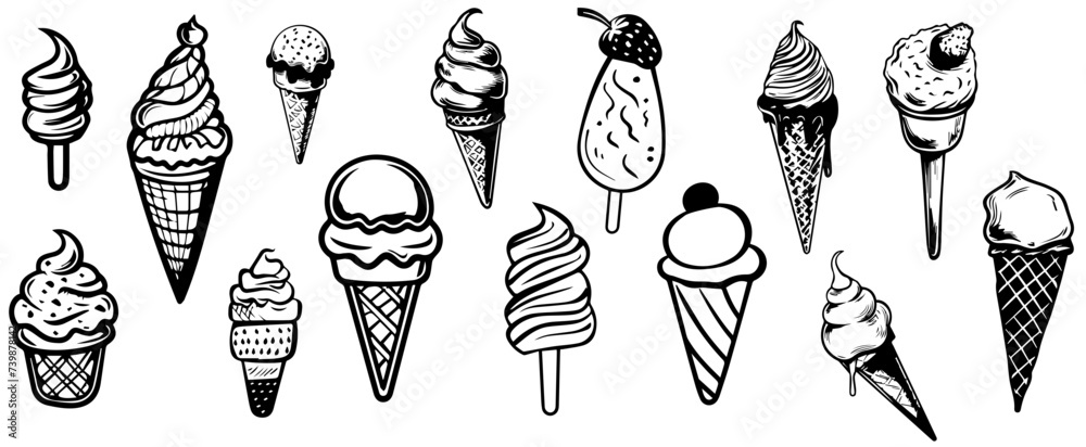 Ice cream vector transparent background PNG clipart Stock Vector ...