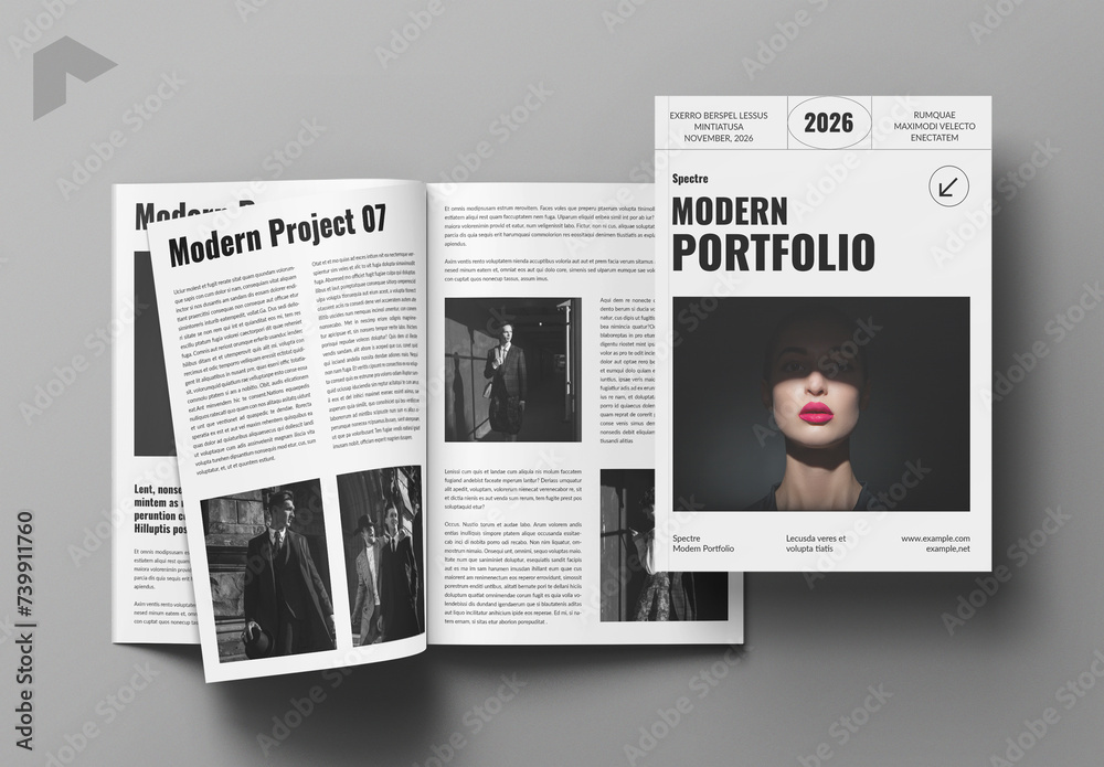 Modern Portfolio Template Stock Template | Adobe Stock