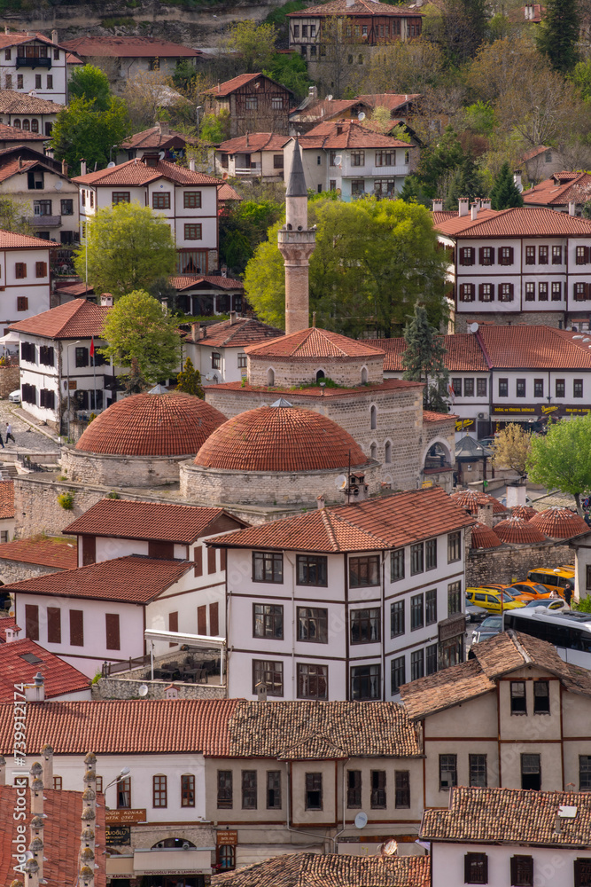 Traditional Ottoman Houses and mosques and Turkish baths in Safranbolu ...