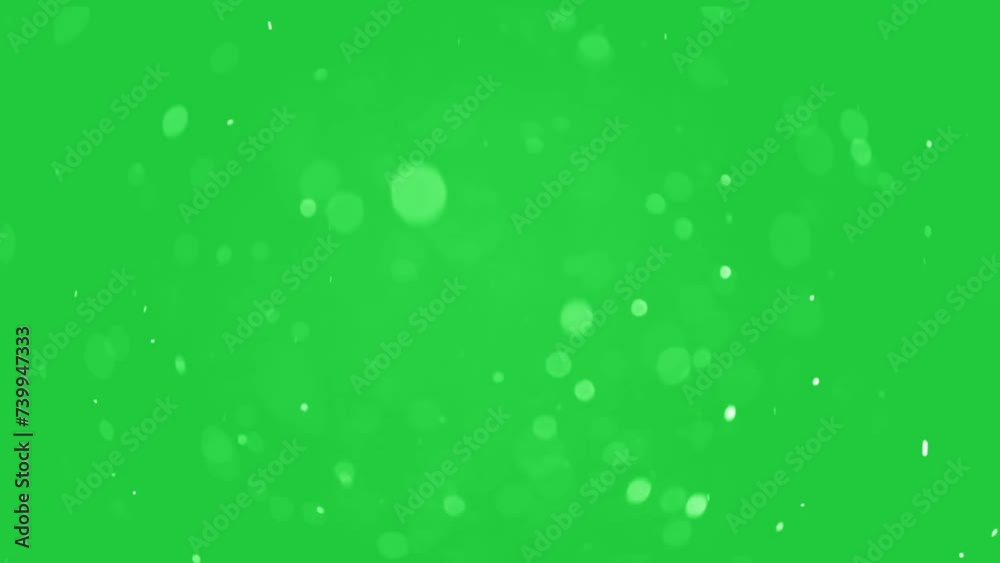 White dust particles green screen motion graphics animation. Stock ...