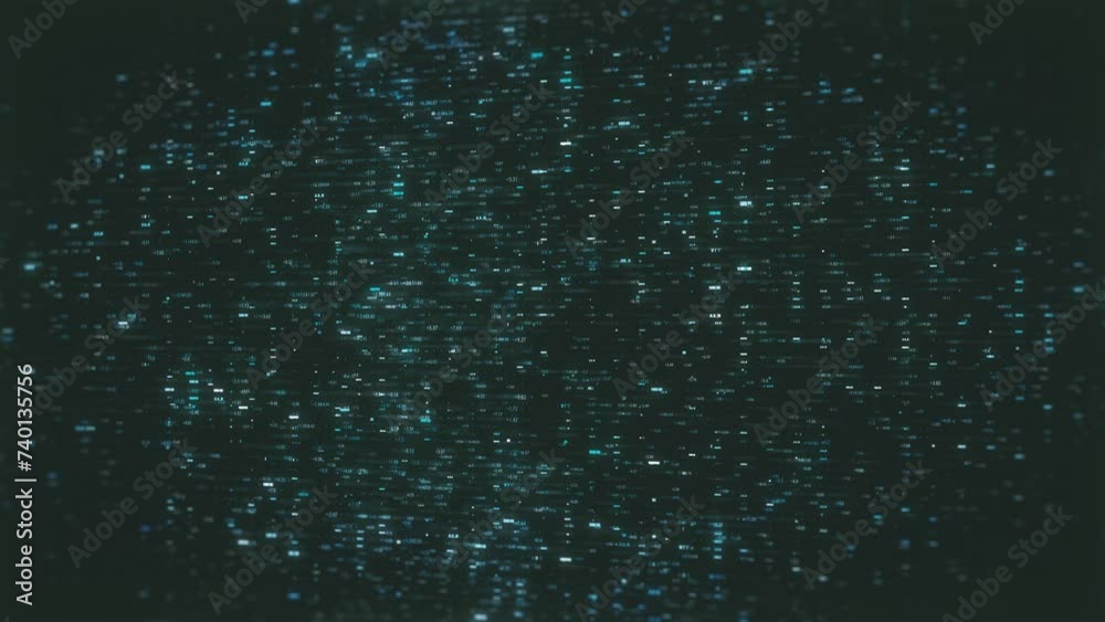 Wall Of Data Figures Background/ Animation of an abstract digital ...