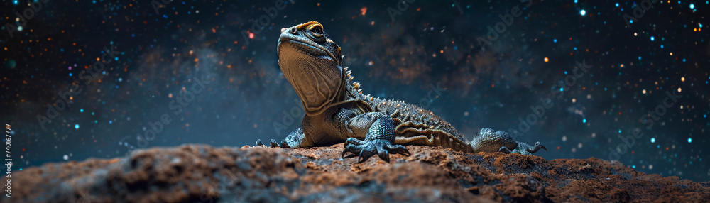 Tuatara ancient and unchanging witnessing the birth and death of stars ...