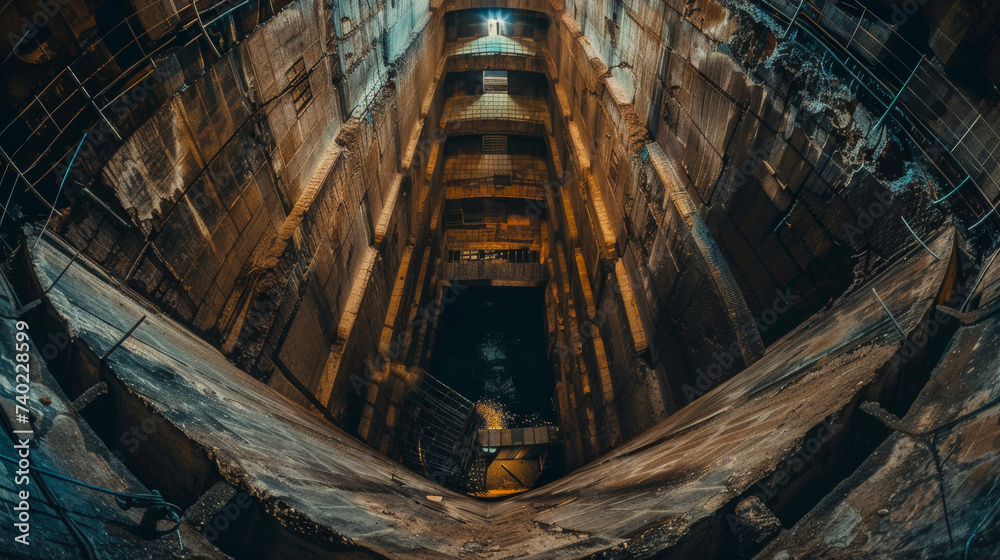 Cinematographic fisheye photography captures a yet-unseen chamber ...