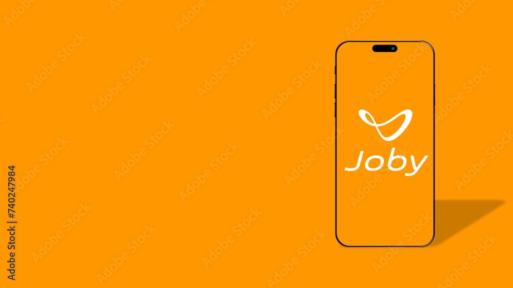 Istanbul, Turkey - 19 Feb 2024: Joby logo on smartphone screen. Joby ...