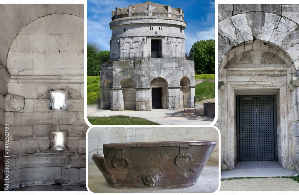 The Mausoleum of Theodoric, in Ravenna, is the most famous funerary ...