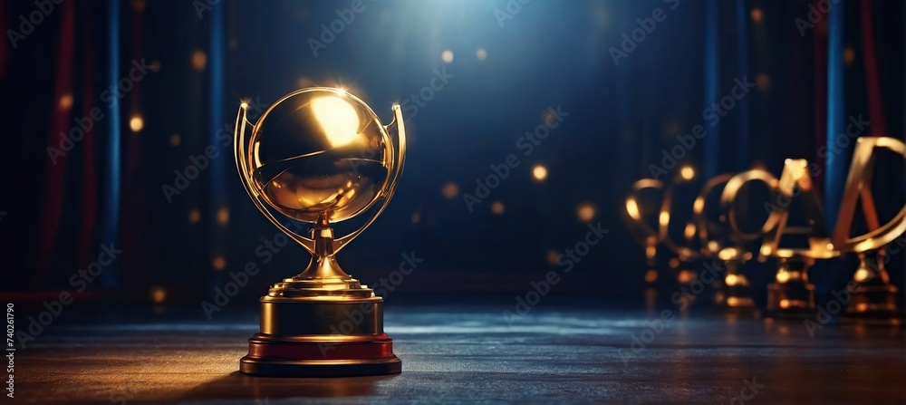 achievement spotlight award background illustration honor success ...