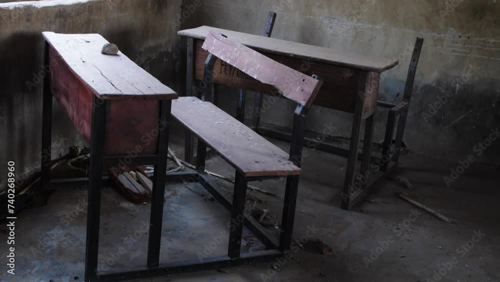 11th, feb,2024, mararaba Nigeria:Poor africa school classroom with no ...