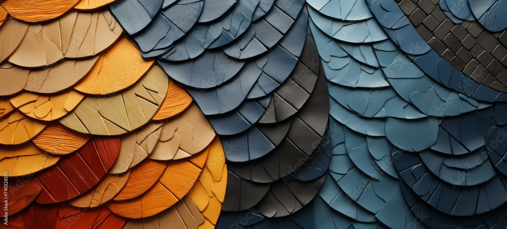 Colorful Patterns by recycled materials. Recycled materials Patterns ...