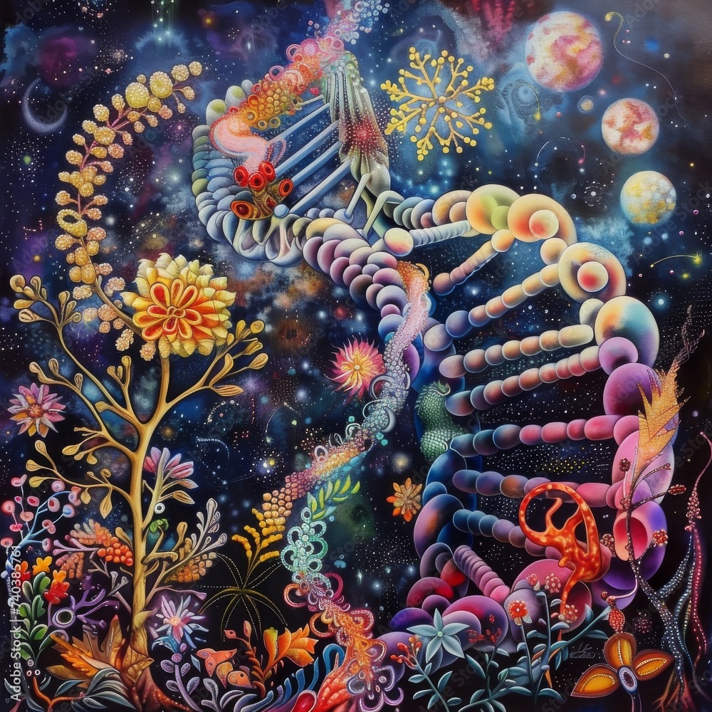 DNA as a universal language Visualize the universality of DNA by ...