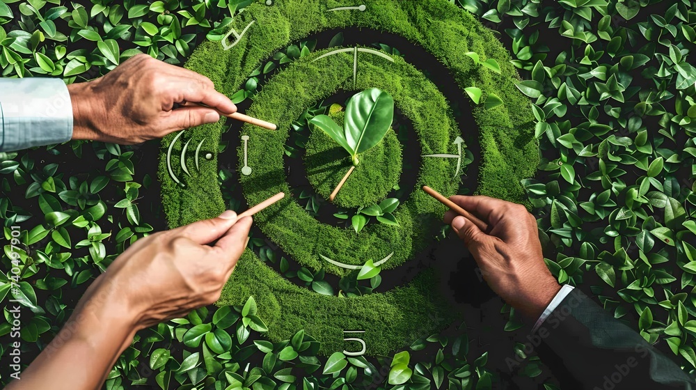 sustainable environmental friendly goal development green business ...