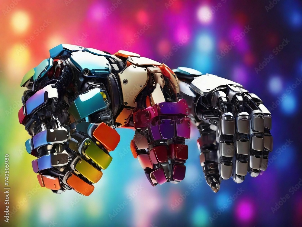 Different types of styles some robot hand prototypes for engineering ...