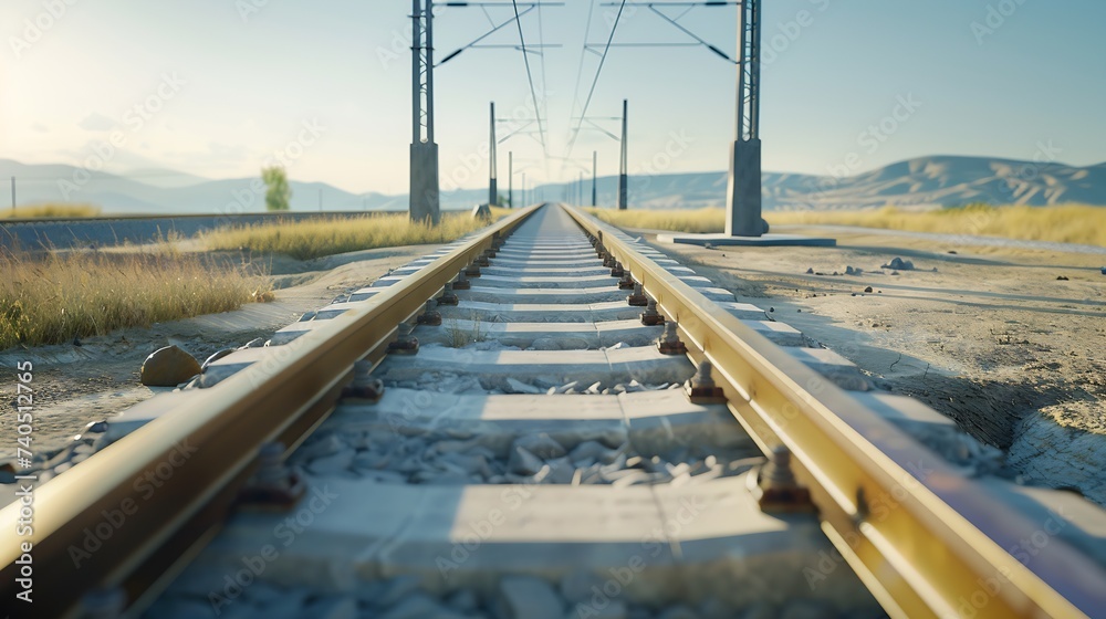Infrastructure development of laying of dual high speed railway tracks ...
