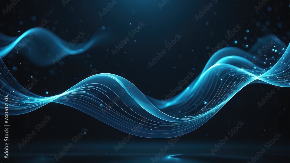Abstract blue background, Blue wallpaper, blue wavy website banner ...