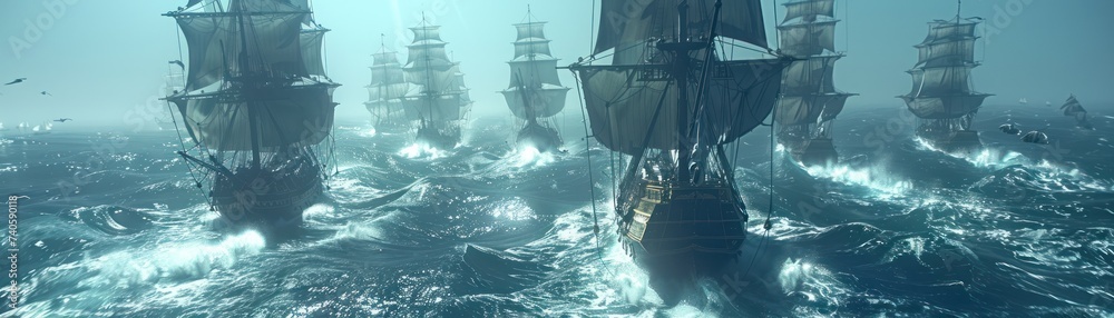 Commanding fleets admiral dolphin high seas noon telescope epic sea ...