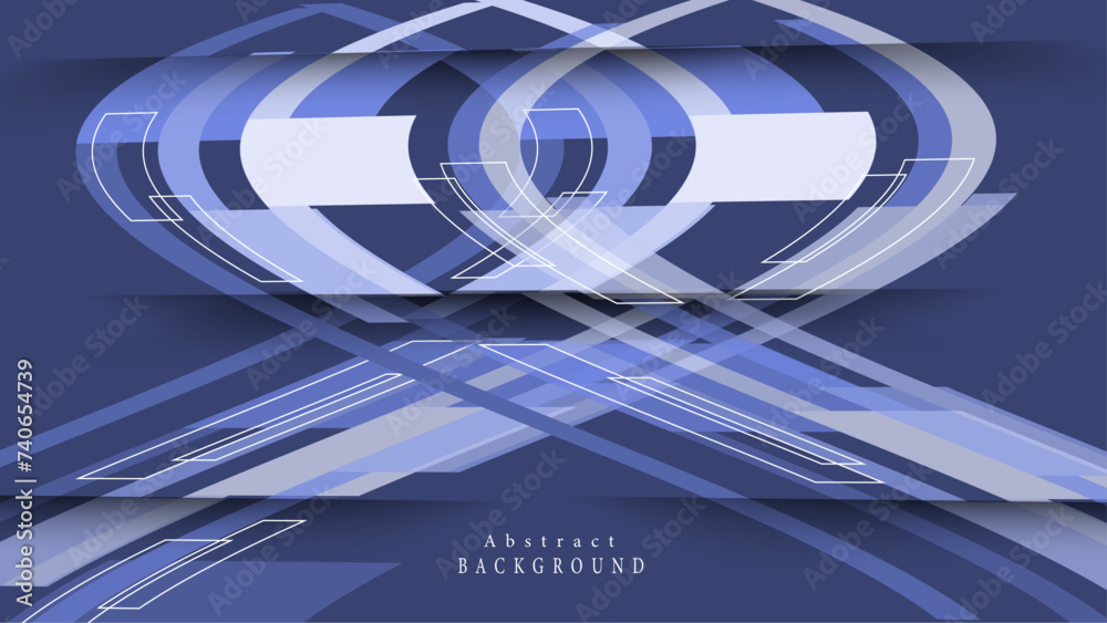 Modern abstract blue square background with 3d concept. Modern blue abstract presentation ...