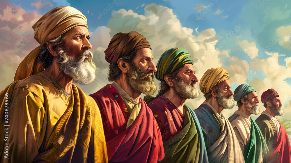 Characters and prophets of God from ancient times Generative AI ...