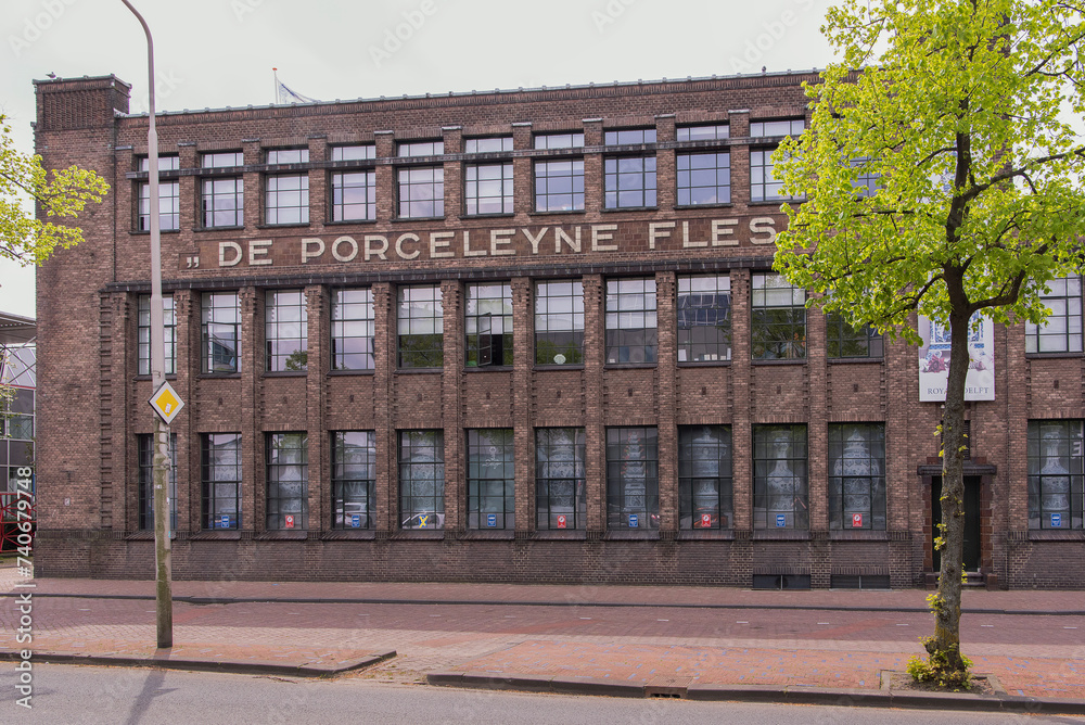 The royal dutch factory of Delft blue pottery called: "De Porceleyne ...