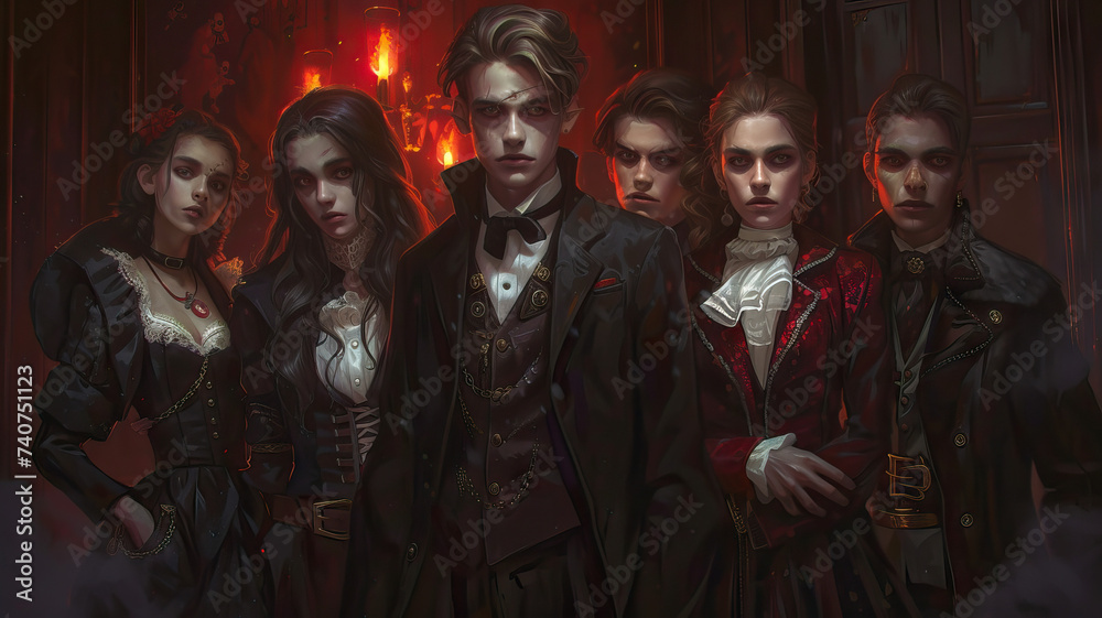 Vampire School Night: A group of tween vampires attending a school for ...