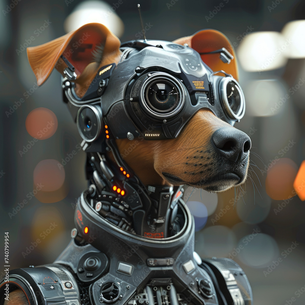 Advanced 3D avatars of cybernetic pets from AI powered dogs to ...